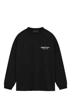 Fear Of God Essentials Jersey Long Sleeve T-shirt - Black
