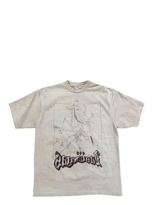 TRAVIS SCOTT X Ralph Steadman Sketch Tee Shirt - Grey