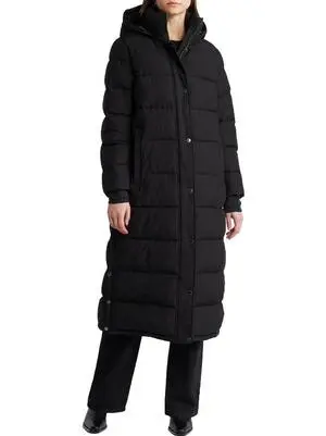 Bcbgmaxazria BCBG Long Puffer Coat Black