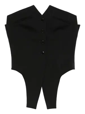 Alexander Wang Deconstructed Top - Black