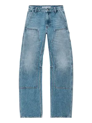 Alexander Wang Crystal Carpenter Jeans - Blue