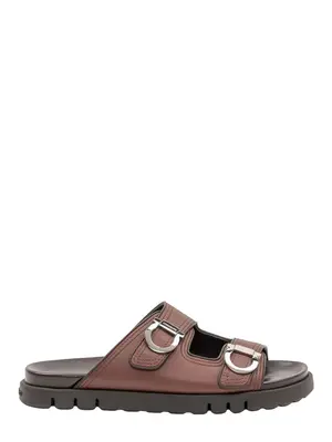 FERRAGAMO Colly Sandals - Brown