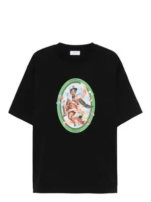 Off-White Fresco Oval T-shirt - Black