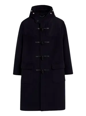 Mackintosh Kilmarnock Hooded Coat - Blue
