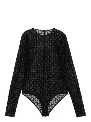 Givenchy Logo-flocked Body - Black