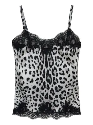 DOLCE & GABBANA Dolce & Gabbana Leopard-Print Camisole