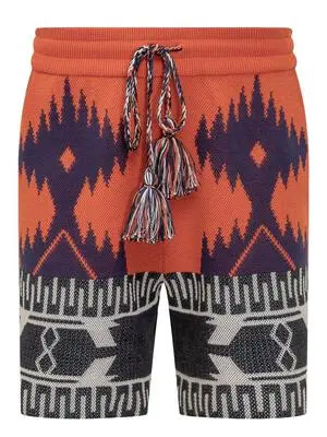 Alanui Icon Bermuda Shorts - Orange