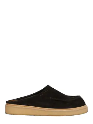 Marni Leather Slippers - Black