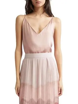 Eleventy Silk Camisole - Rose