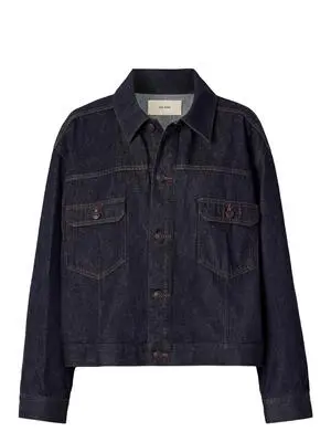 THE ROW Ness Denim Trucker Jacket - Blue