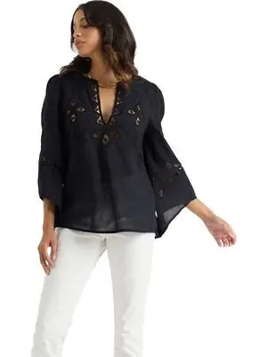 Calypso St. Barth Bella Top - Black