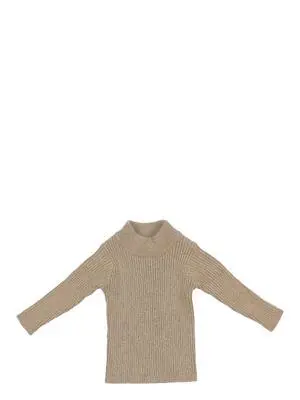 MANIÈRE Manière Ribbed Long-Sleeve T-Shirt Heather Sand