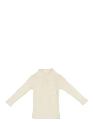 MANIÈRE Manière Ribbed Long-Sleeve T-Shirt White