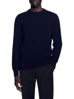 Sandro Cashmere Sweater - Dark Navy