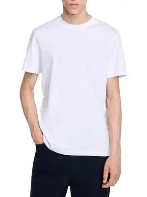 Sandro Cotton T-shirt - White