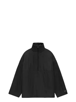 Fear Of God Essentials Textured Nylon Halfzip Pullover - Black
