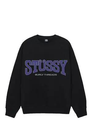 StÜssy Burly Threads Crew - Black
