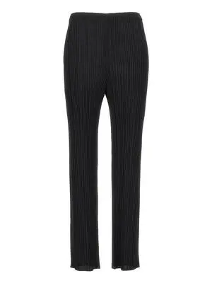 Issey Miyake Basics Pleated Pants - Black