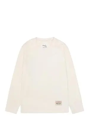 StÜssy X Our Legacy Thermal Cotton Longsleeve - Cream Compact