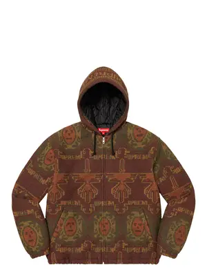 Supreme Woven Hooded Jacket - Orange