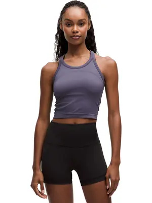 Lululemon Swiftly Tech Cropped Racerback Tank Top 2.0 Nightfall/nightfall