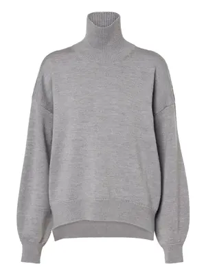 Dolce & Gabbana Virgin Wool Turtleneck Sweater - Grey