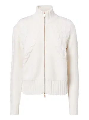 Max Mara Mabel Wool-cashmere Jacket - White
