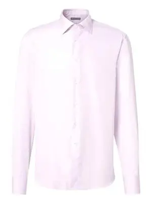 Canali Classic Cotton Oxford Shirt - Pink