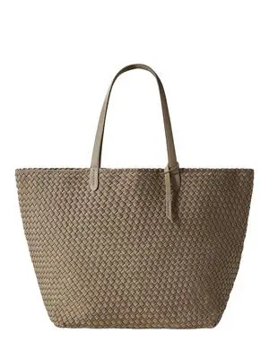 NAGHEDI Jetsetter Large Woven Tote Bag - Cashmere