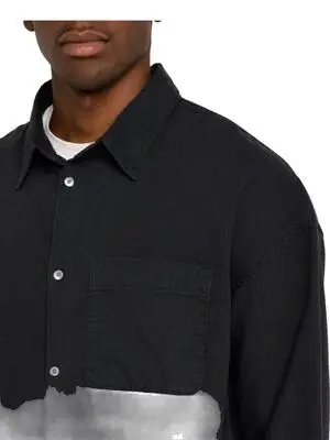 FRAME Apos;s Relaxed Denim Shirt - Navy