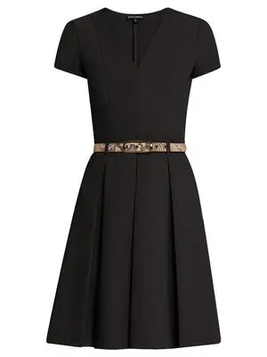 Emporio Armani Emma Belted Mini Dress - Black
