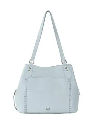 THE SAK Melrose Leather Satchel Ice Blue