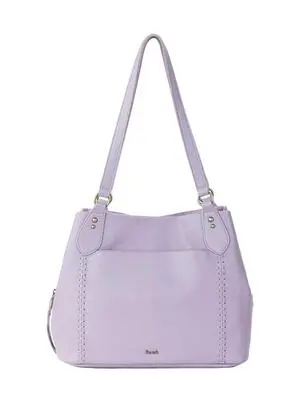 THE SAK Melrose Leather Satchel Orchid