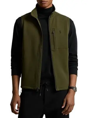 Polo Ralph Lauren Double-knit Tech Vest - Company Olive