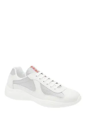Prada America's Cup Sneakers - F0j36 - Bianco/argento