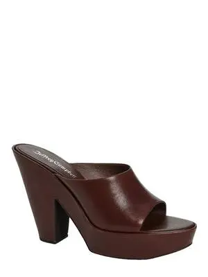 Jeffrey Campbell Enriched Platform Slides - Brown