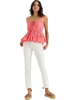 Calypso St. Barth Lola Top - Coral