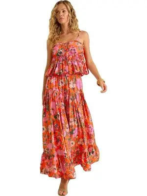 Calypso St. Barth Calypso St. Barth Lola Top Pink Floral