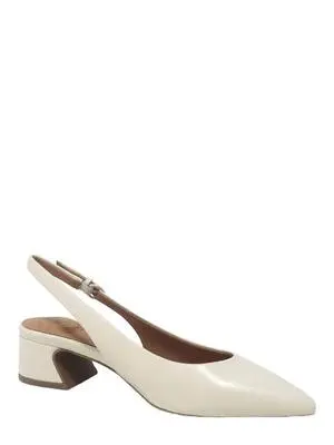 Gentle Souls By Kenneth Cole Slingback Pumps - Stone Leather