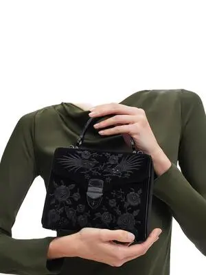 ASPINAL OF LONDON Mayfair Midi Top Handle Bag - Black