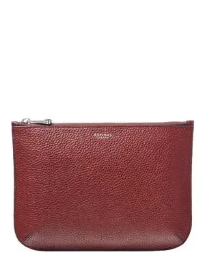 ASPINAL OF LONDON Aspinal Of London Large Ella Pouch Red