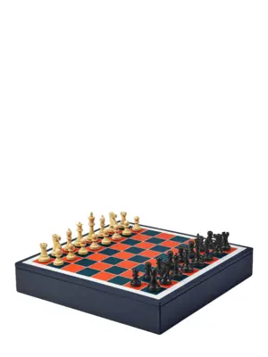 ASPINAL OF LONDON Chess Set - Red