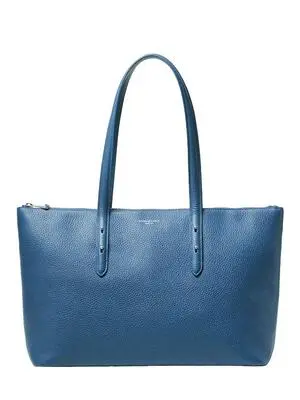 ASPINAL OF LONDON Zipped Regent Tote Bag Blue