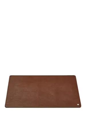 ASPINAL OF LONDON Desk Pad In Pebble - Brown