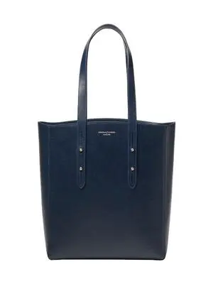 ASPINAL OF LONDON Essential Leather Tote Bag - Blue