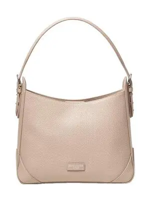 ASPINAL OF LONDON Hobo Bag In Pebble Leather - Neutral