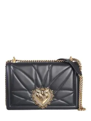 Dolce & Gabbana Dolce & Gabbana Devotion Crossbody Bag Black