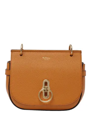 Mulberry Mulberry Amberley Logo Detailed Shoulder Bag Orange