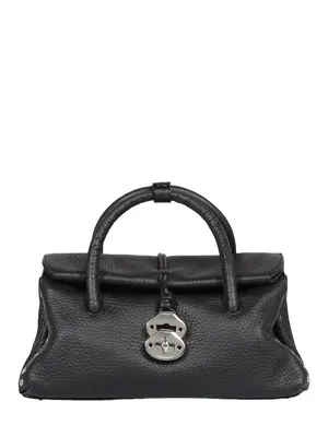 ZANELLATO Zanellato Dotto Centauro Small Top Handle Bag Black