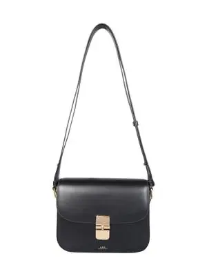 A.p.c. A.P.C. Grace Small Shoulder Bag Black